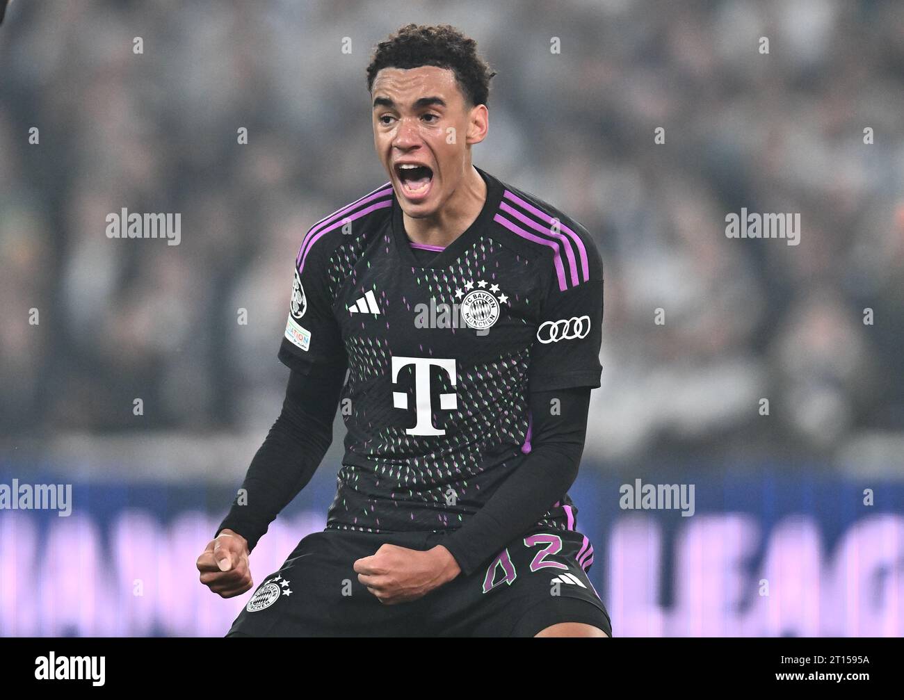 COPENHAGEN, DENMARK - OCTOBER 3: Jamal Musiala of Bayern Munich ...