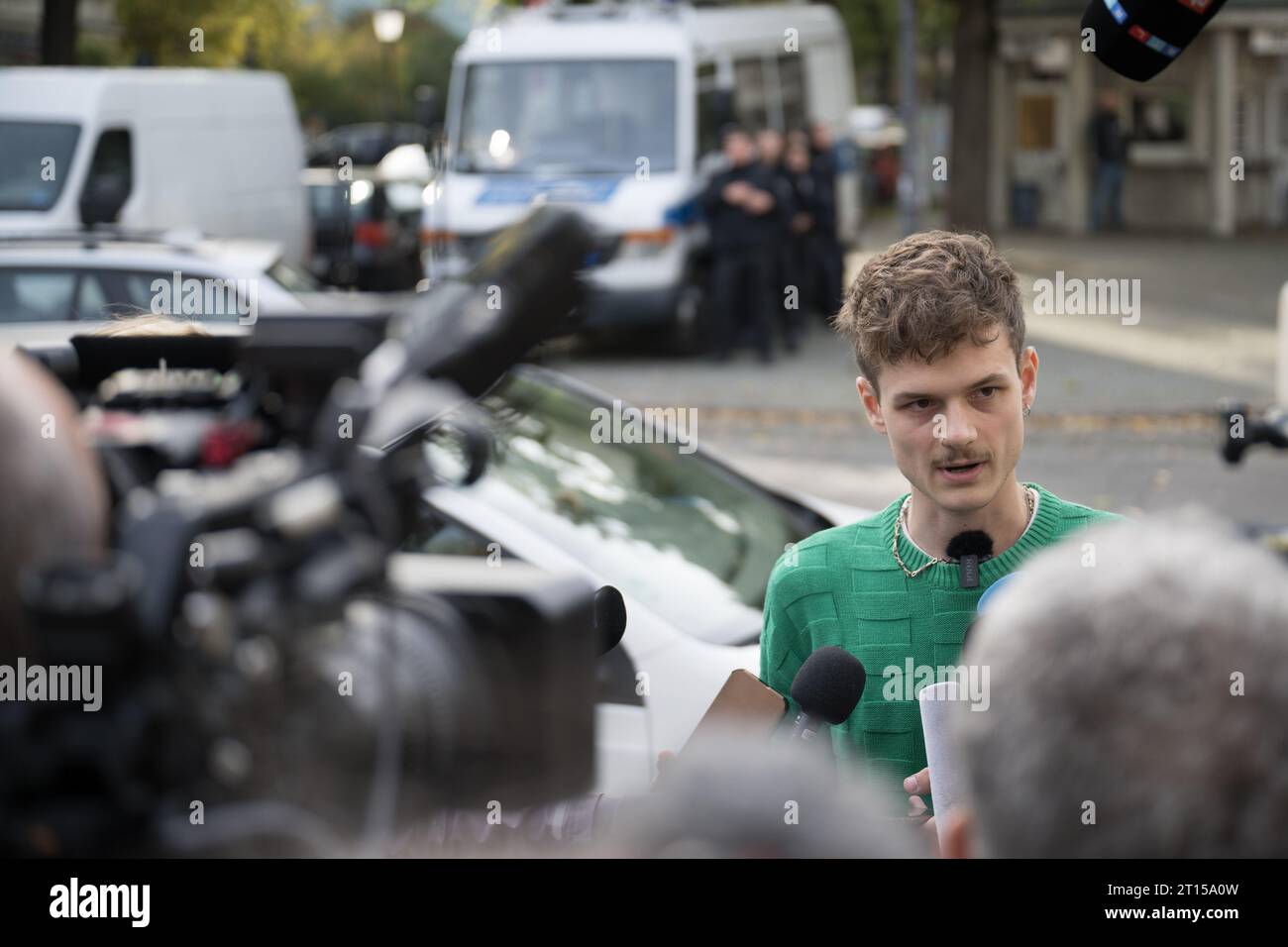Berlin, Germany. 11th Oct, 2023. Tobias Den Haan, spokesman for the ...