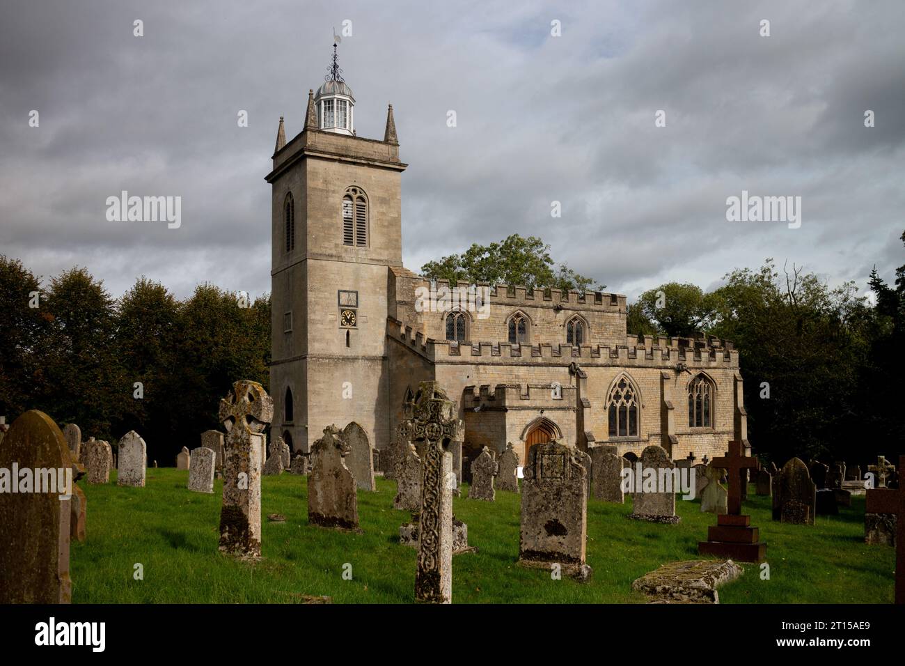 St. Mary the Virgin Church, Weldon, Northamptonshire, England, UK Stock ...