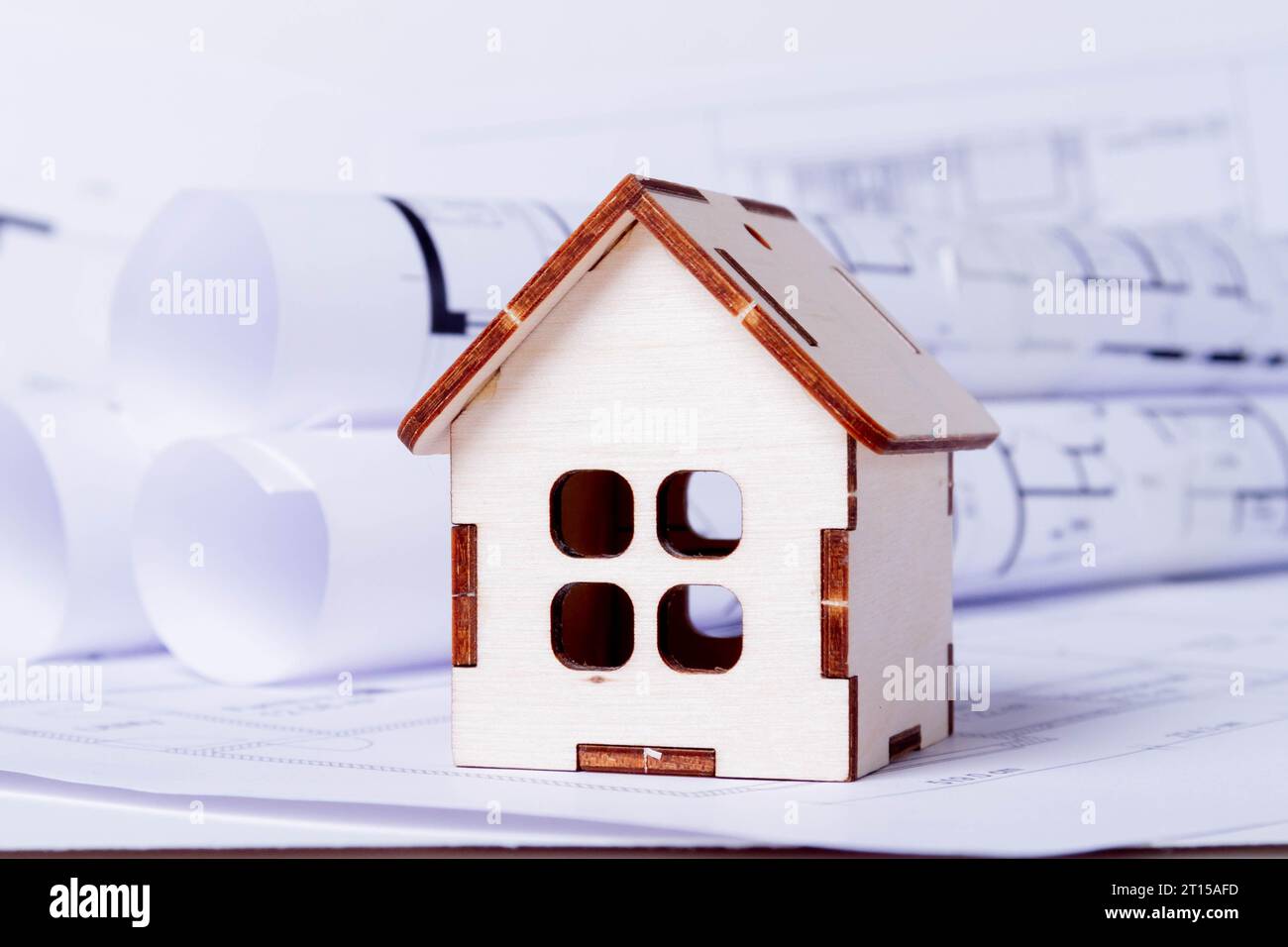 Home construction. Construction scheme. Work plan with dimensions and ...