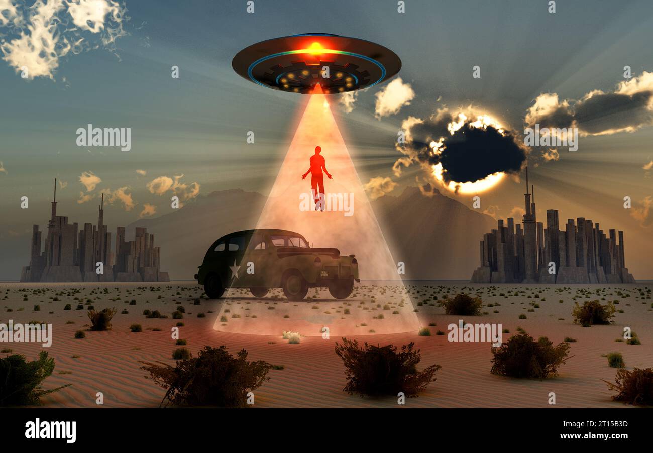 Aliens Abducting City
