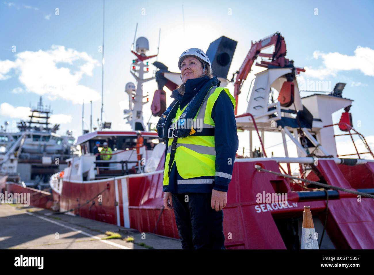 Virginia McVea, chief executive officer for the Maritime and Coastguard ...