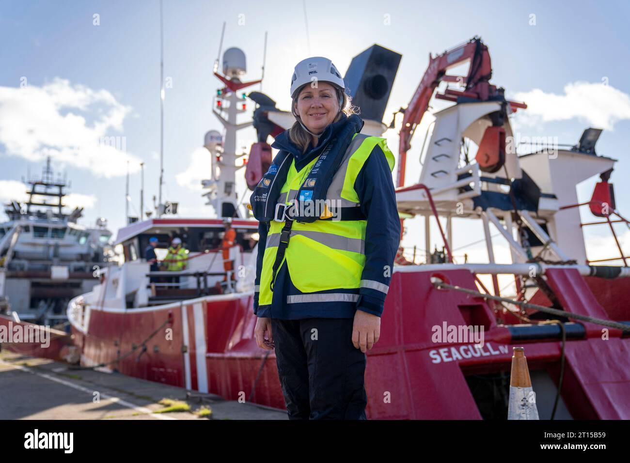 Virginia McVea, chief executive officer for the Maritime and Coastguard ...