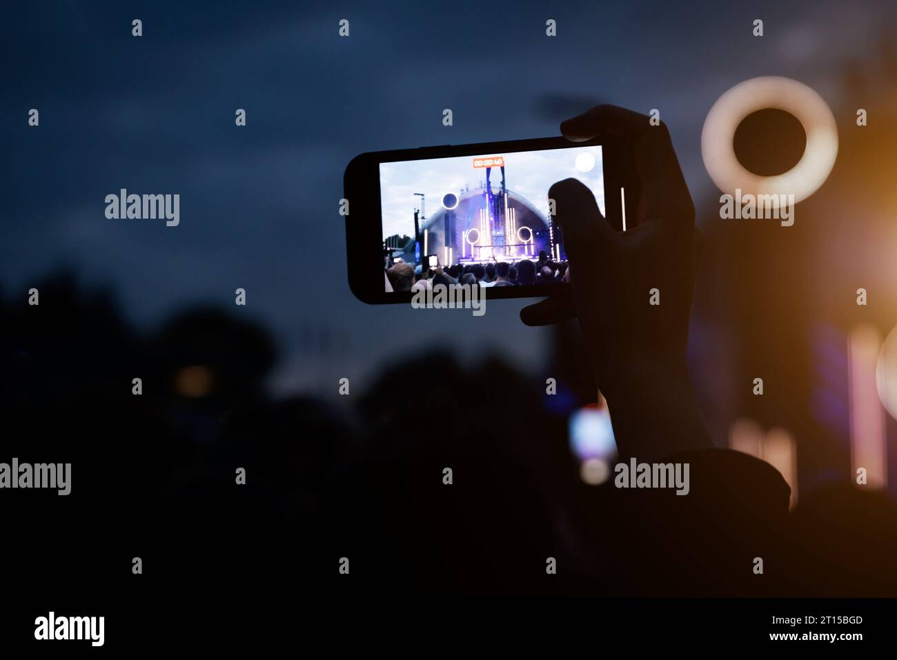 Shooting stage using smart phone hi-res stock photography and images ...