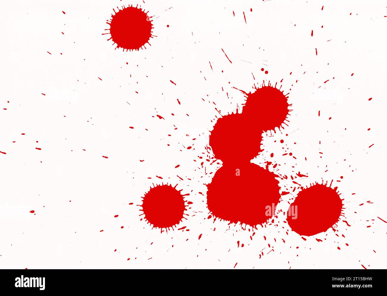 Fresh red blood spattered on hi-res stock photography and images - Alamy
