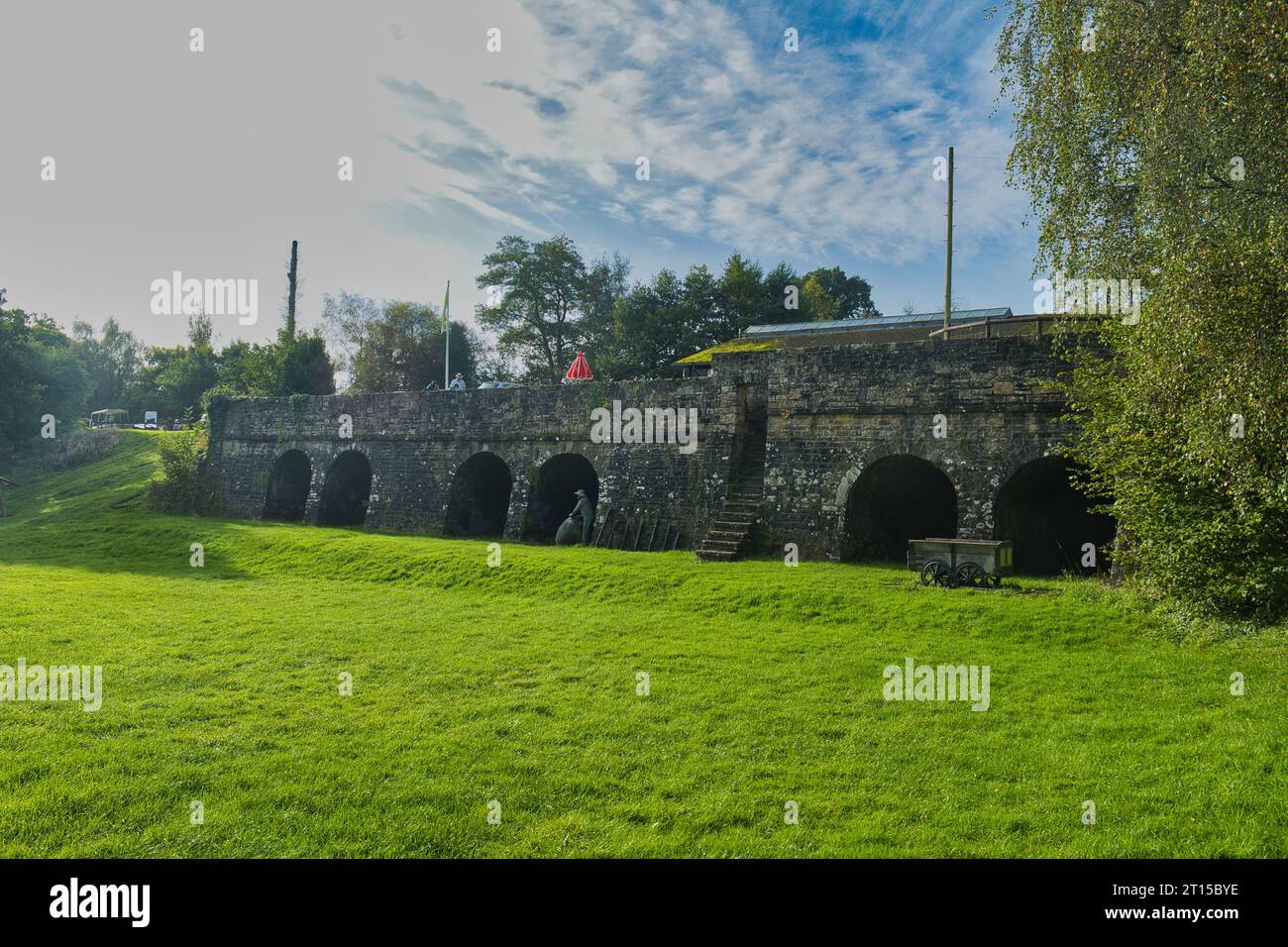 Limekilns at Goytre Wharf, Mon & Brec Canal Stock Photo - Alamy