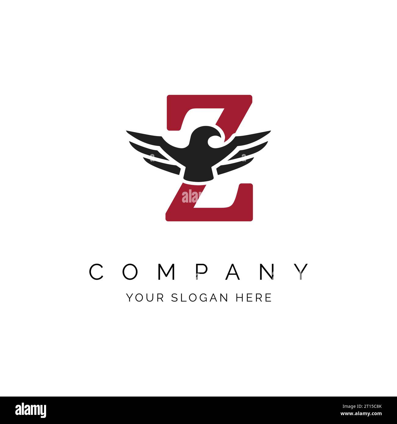 Z Letter Logo, Eagle wings logo, Falcon Logo Template vector ...