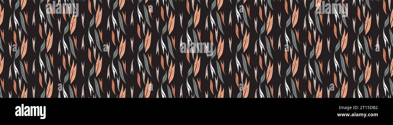 Modern abstract stylized vector graphic design seamless banner ...