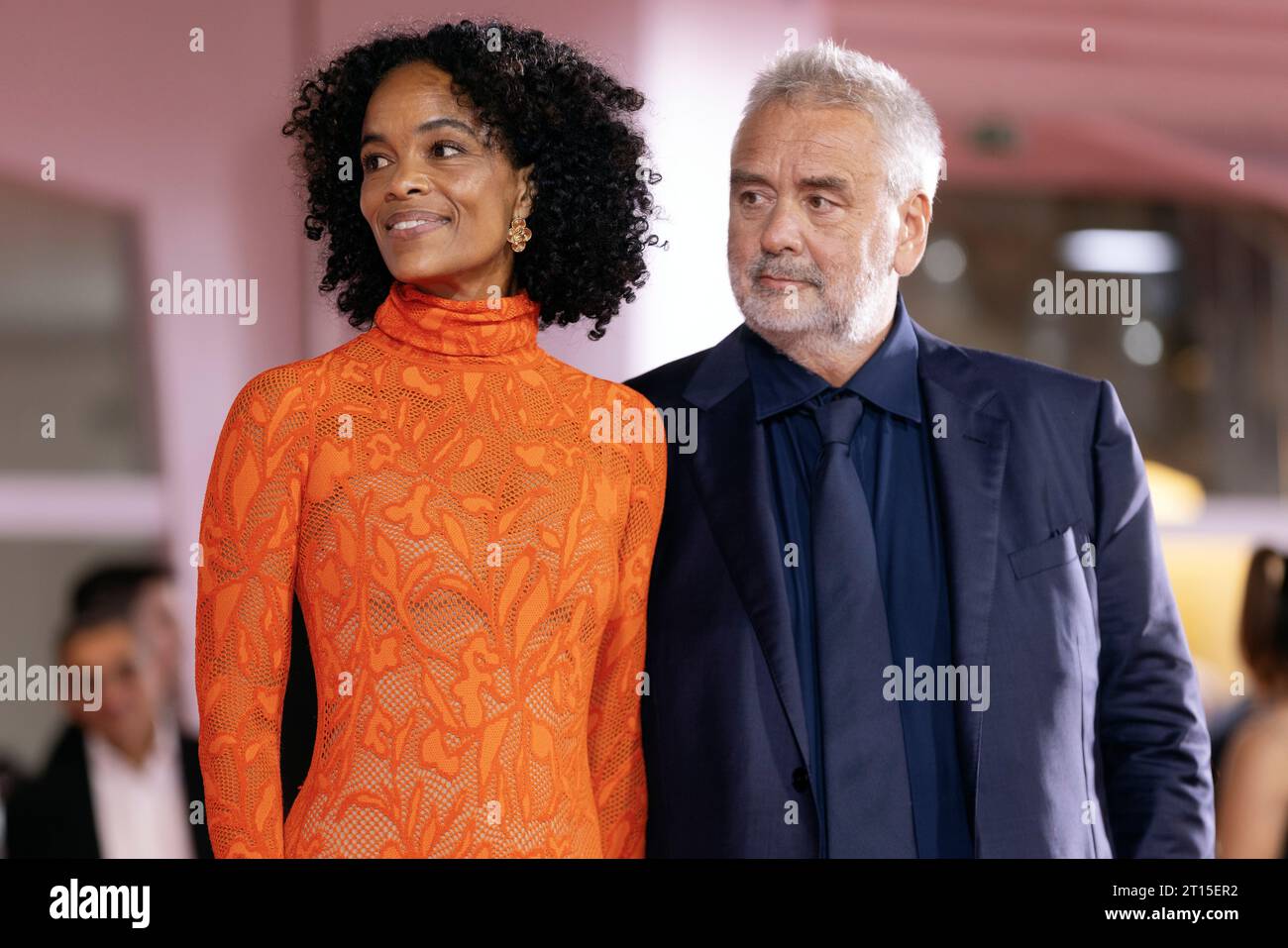 VENICE, ITALY - SEPTEMBER 08: Director Luc Besson and Virginie Besson ...