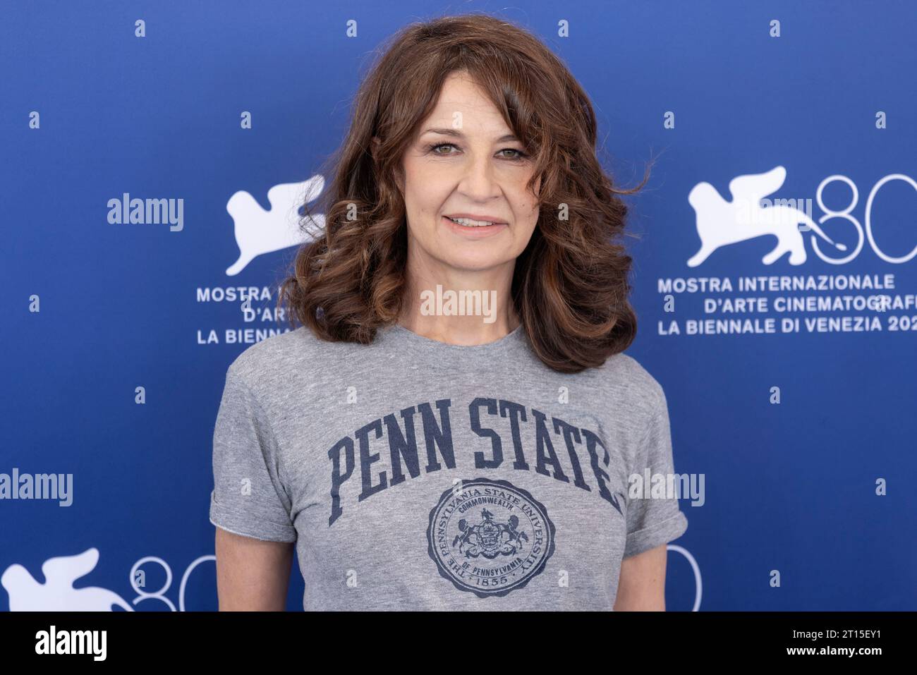 VENICE, ITALY - SEPTEMBER 04: Actress Valerie Lemercier attends the ...