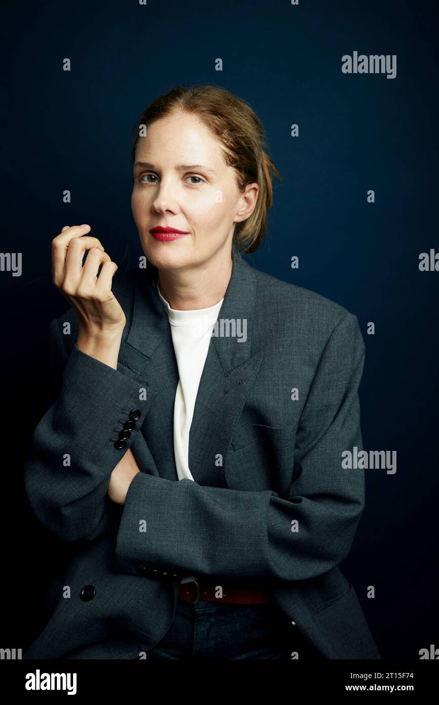 Director Justine Triet poses for a portrait to promote the film ...