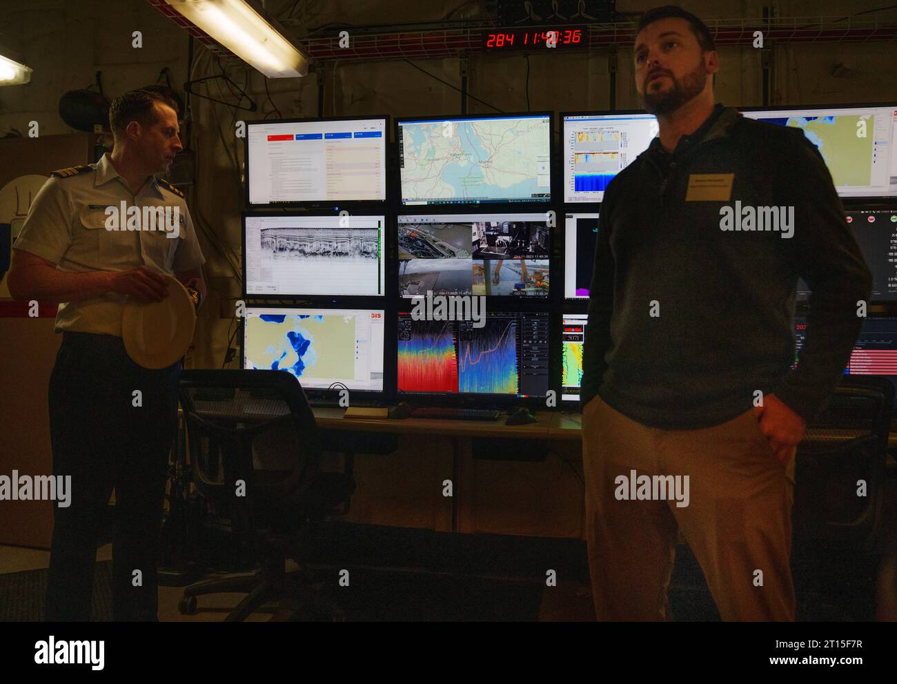 US Coast Guard Cutter Healy icebreaker is located in Nordhavn in ...