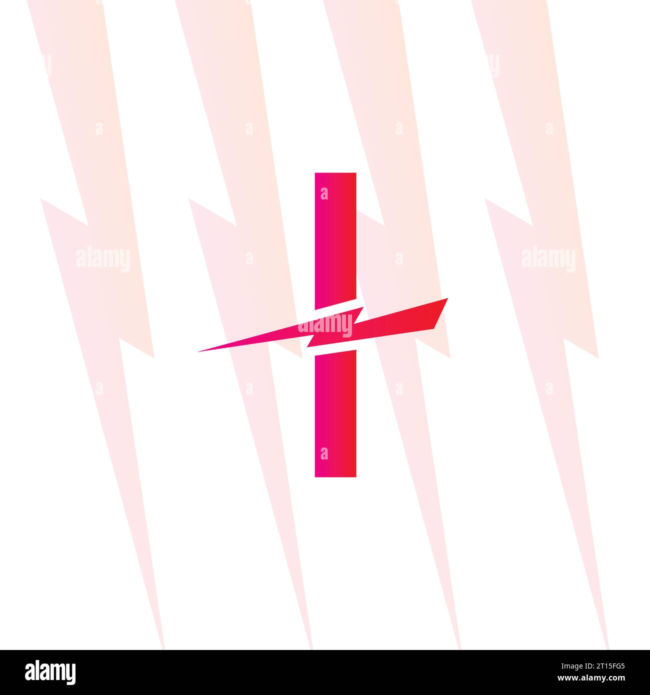 I letter logo with the Electrical sign, electricity logo, power energy ...