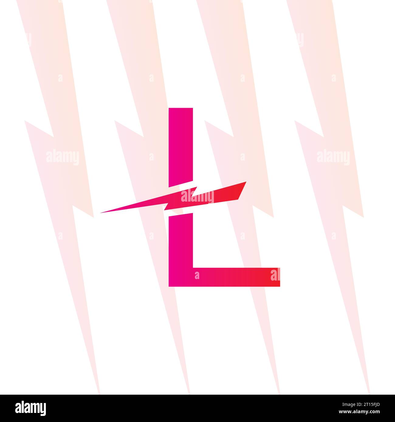 L letter logo with the Electrical sign, electricity logo, power energy ...