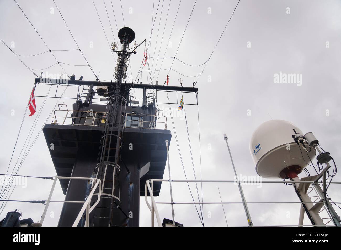 US Coast Guard Cutter Healy icebreaker is located in Nordhavn in ...