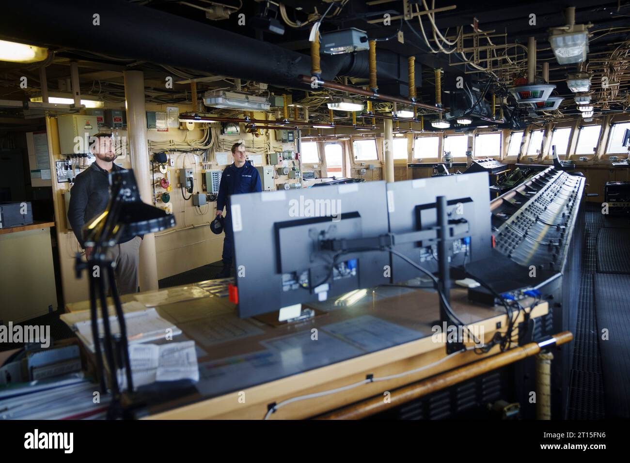 US Coast Guard Cutter Healy icebreaker is located in Nordhavn in ...