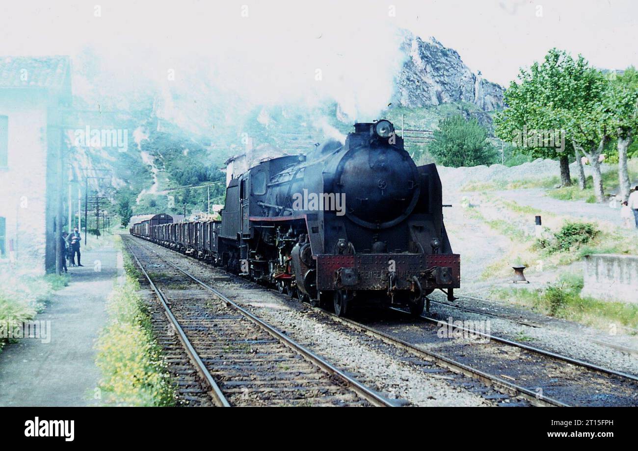 Spanish steam around San Felices and Miranda de Ebro 7th June 1970 ...