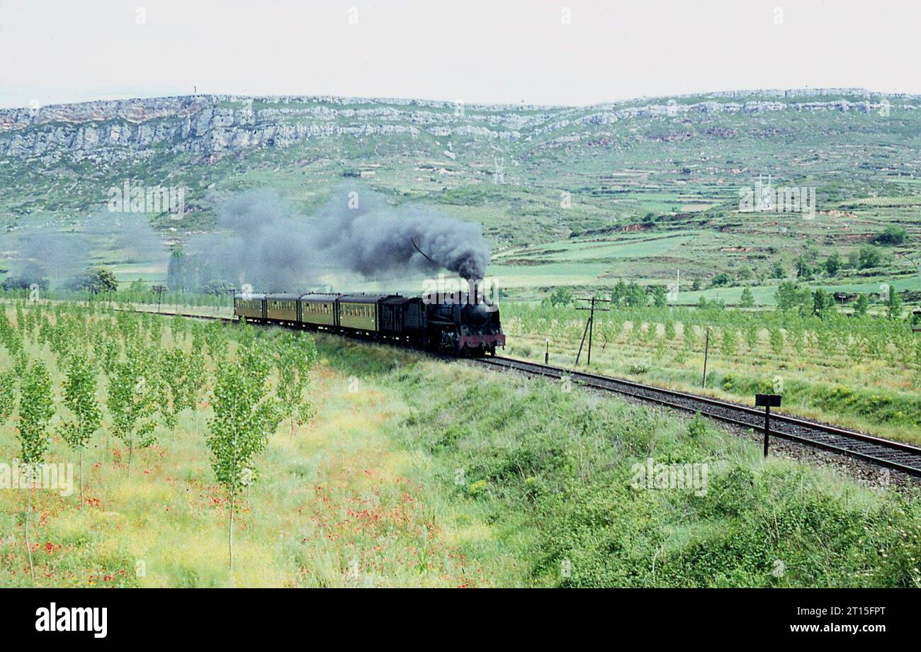 Spanish steam around San Felices and Miranda de Ebro 7th June 1970 ...