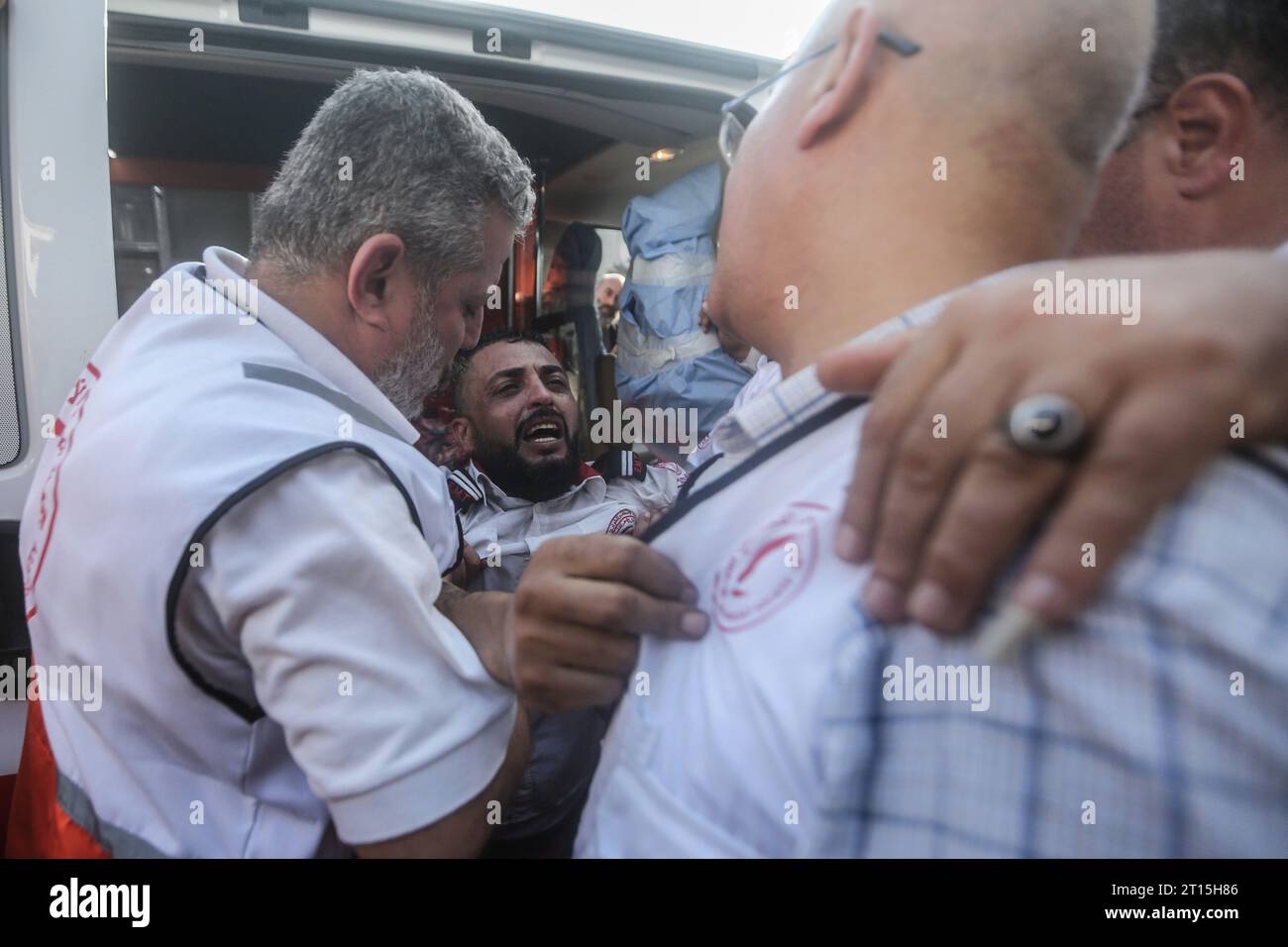 Gaza City, Palestinian Territories. 11th Oct, 2023. Palestinian ...