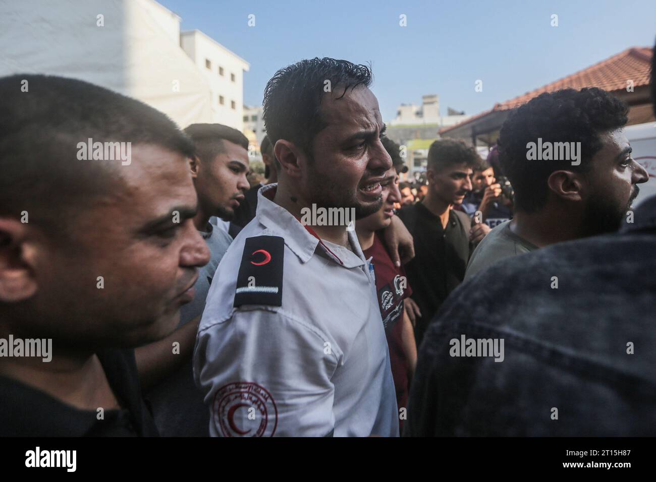 Gaza City, Palestinian Territories. 11th Oct, 2023. Palestinian ...