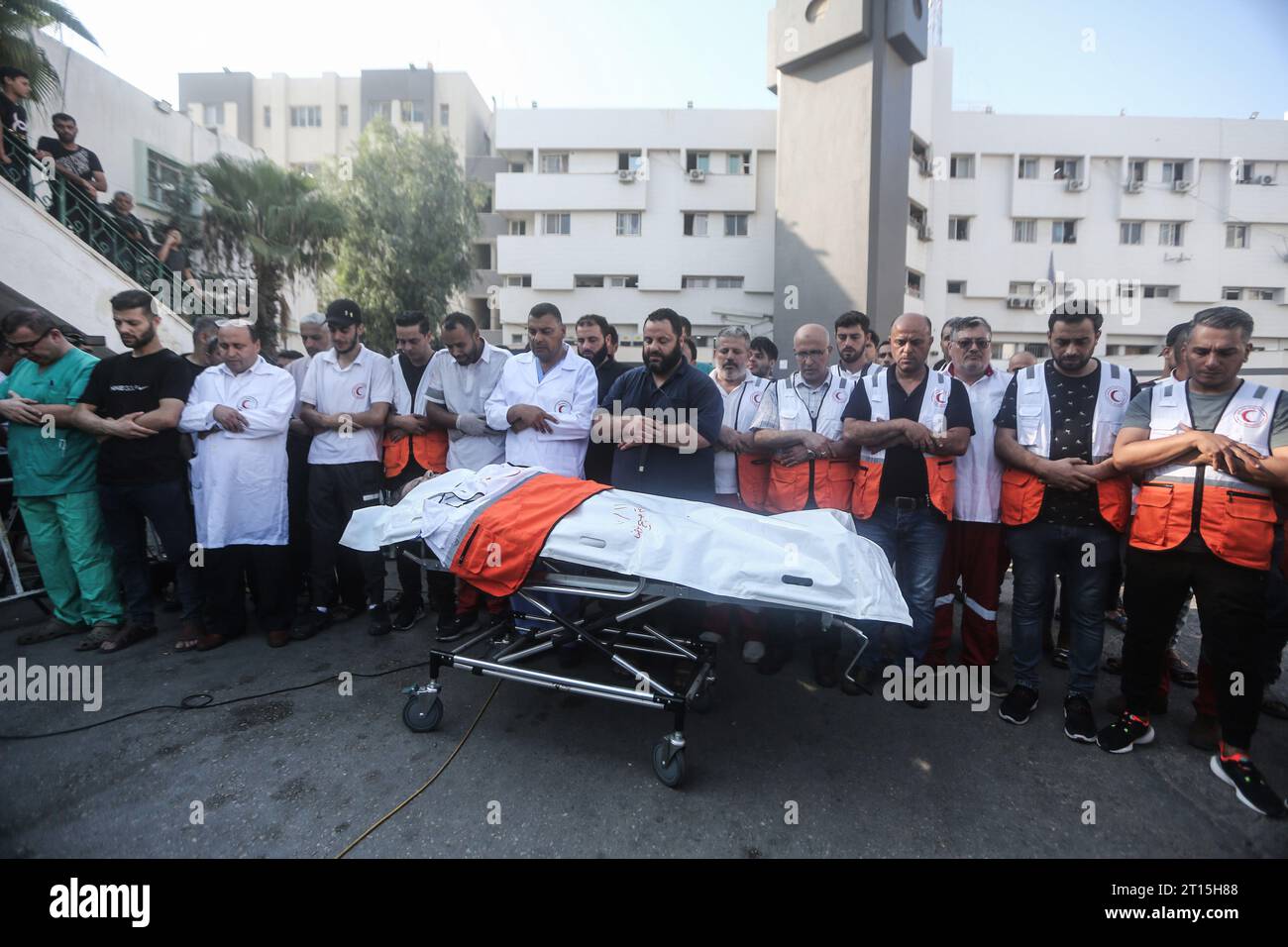 Gaza City, Palestinian Territories. 11th Oct, 2023. Palestinian ...