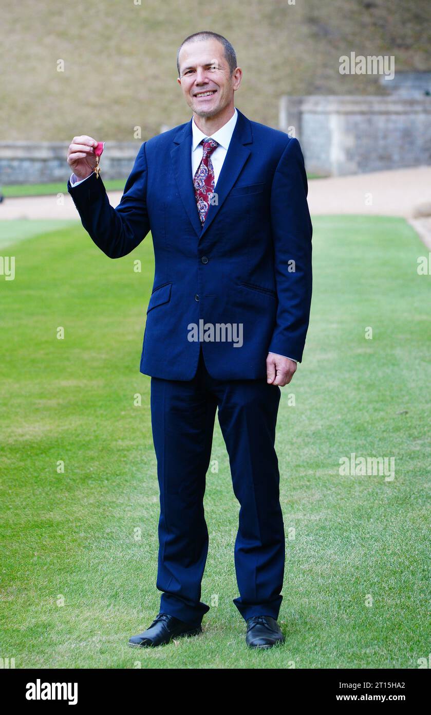 Dr Paul Ransom after being made an Officer of the Order of the British ...