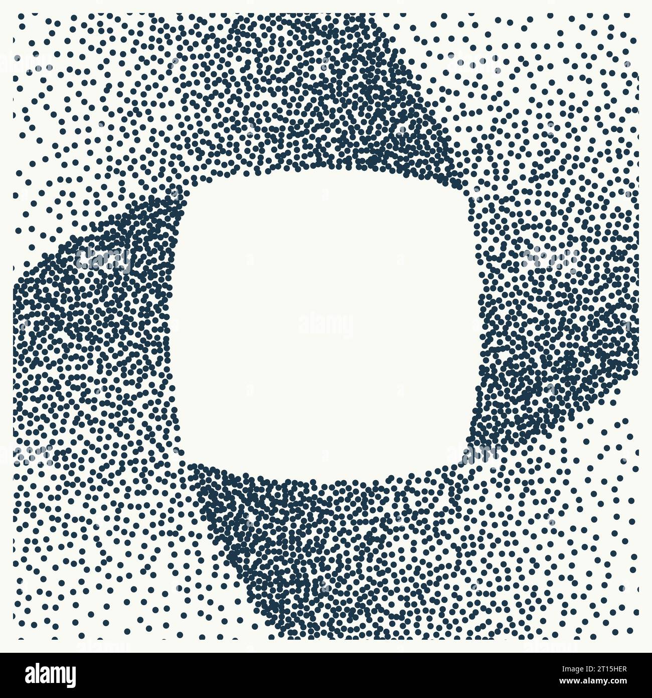 Gritty vector rotation loop geometric shape background illustration ...