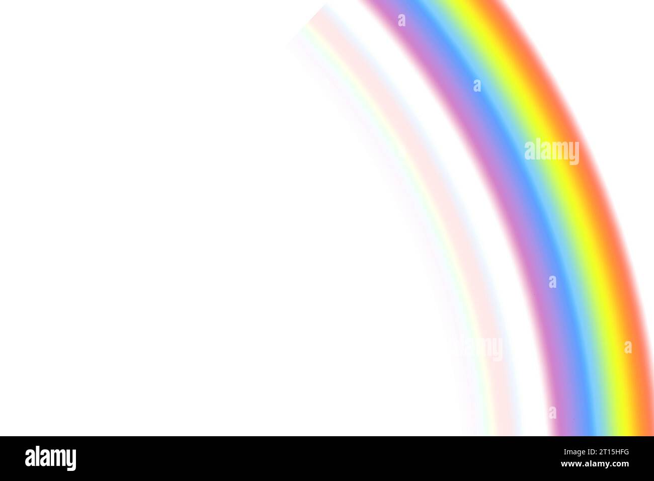 Rainbow on a white background. Vector illustration for your design ...