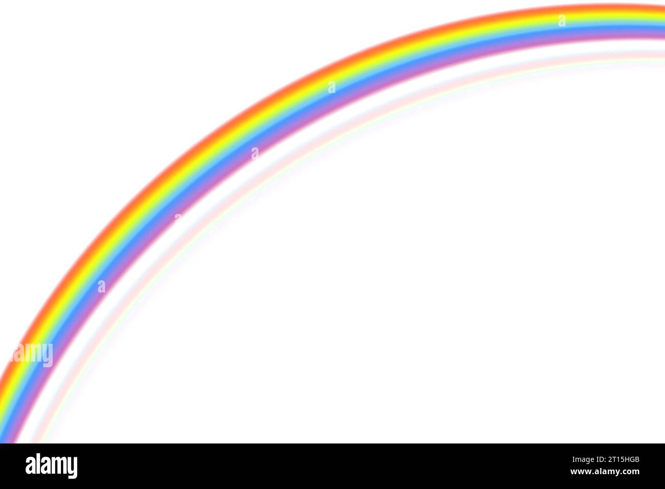 Rainbow on a white background. Vector illustration for your design ...