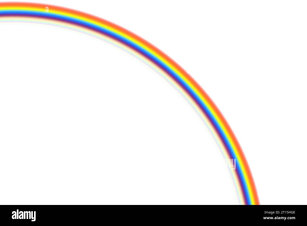 Rainbow on a white background. Vector illustration for your design ...