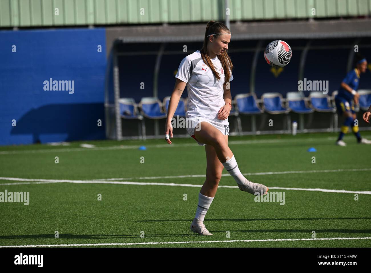 Verona, Italy. 11th Oct, 2023. Rimante Jonusaite (Milan) during Hellas ...
