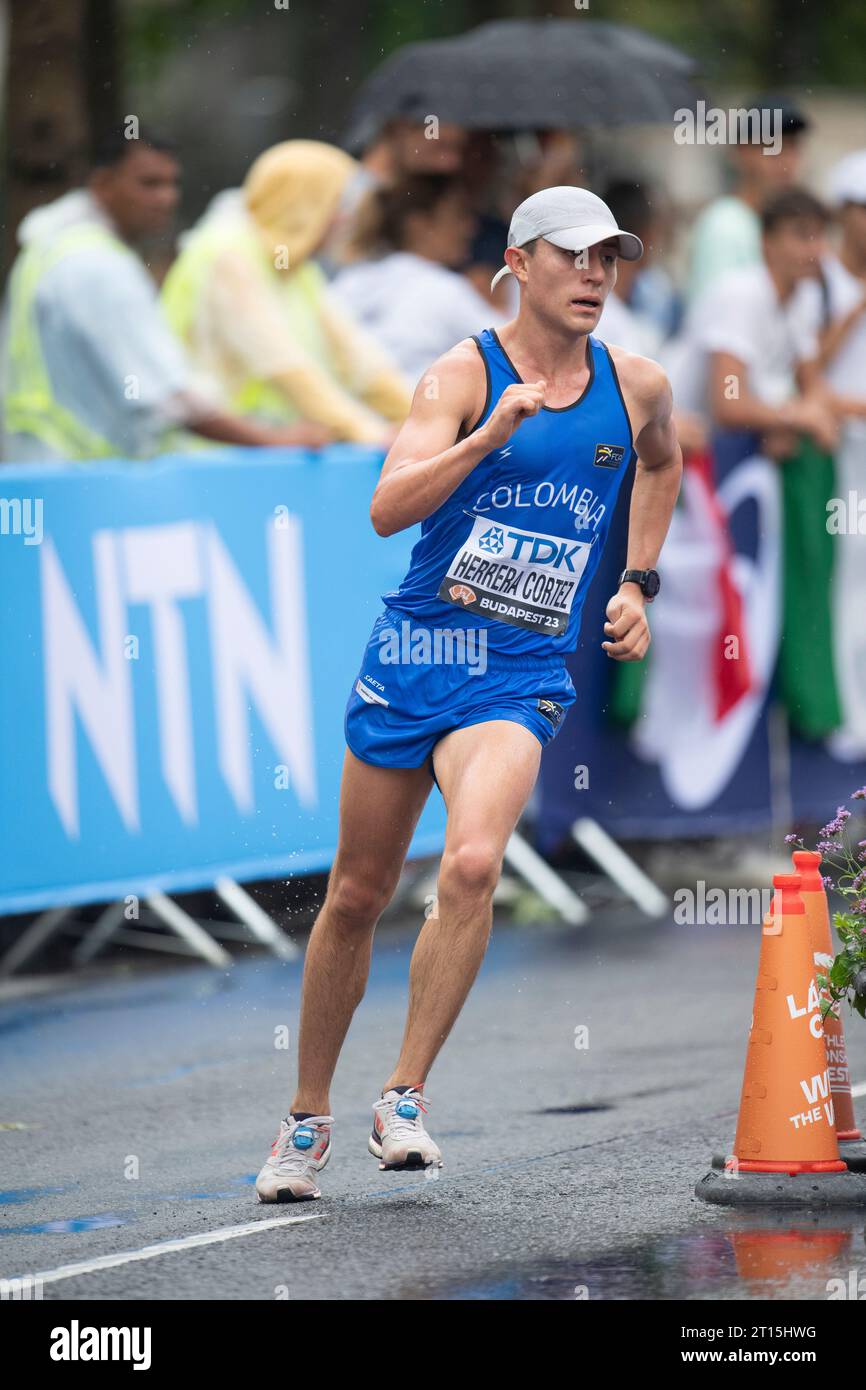 Cesar Alberto Herrera Cortez of Columbia competing in the 20 kilometres ...