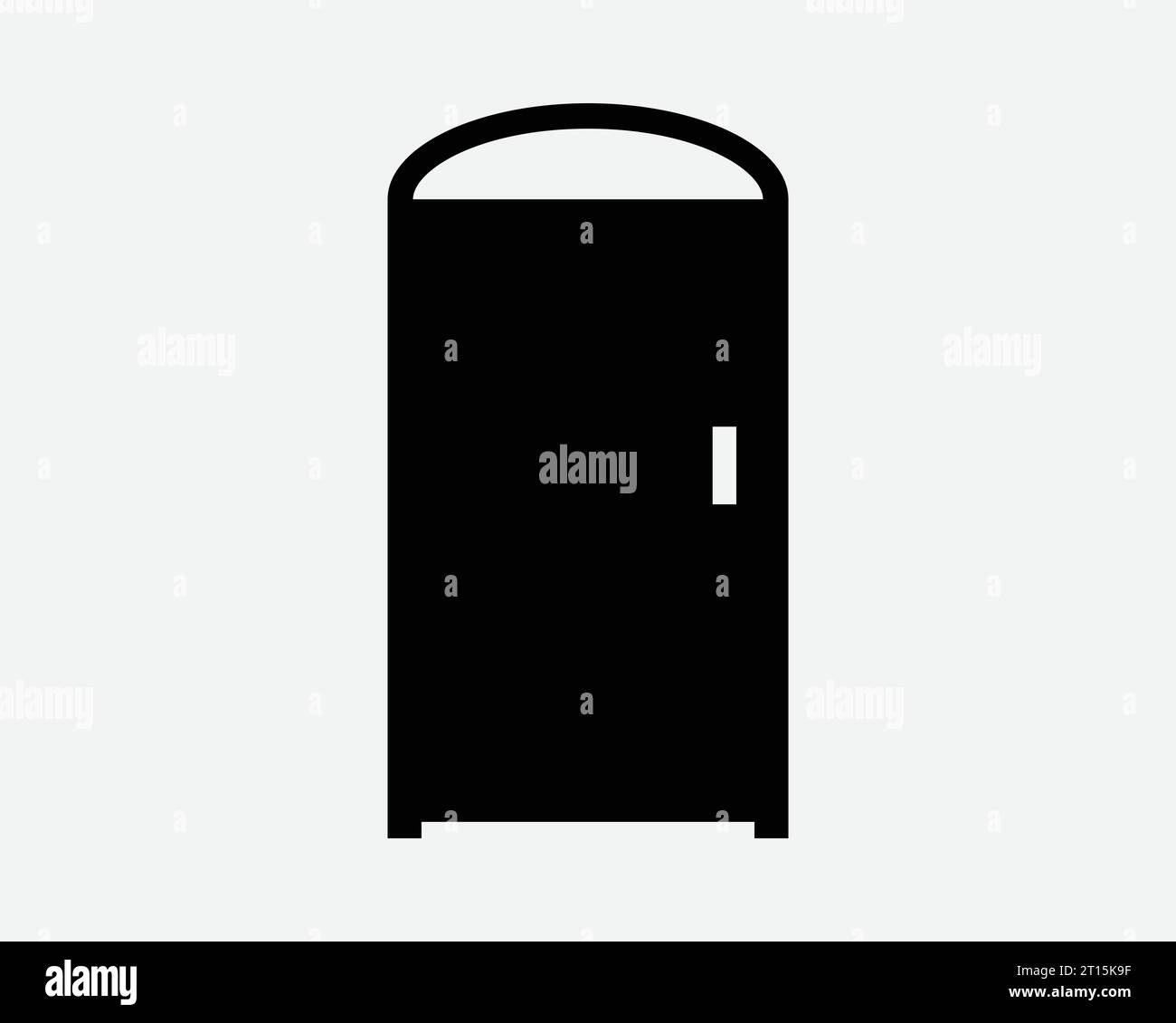 Portable Restroom Icon Public Toilet Bathroom WC Room Door Close ...