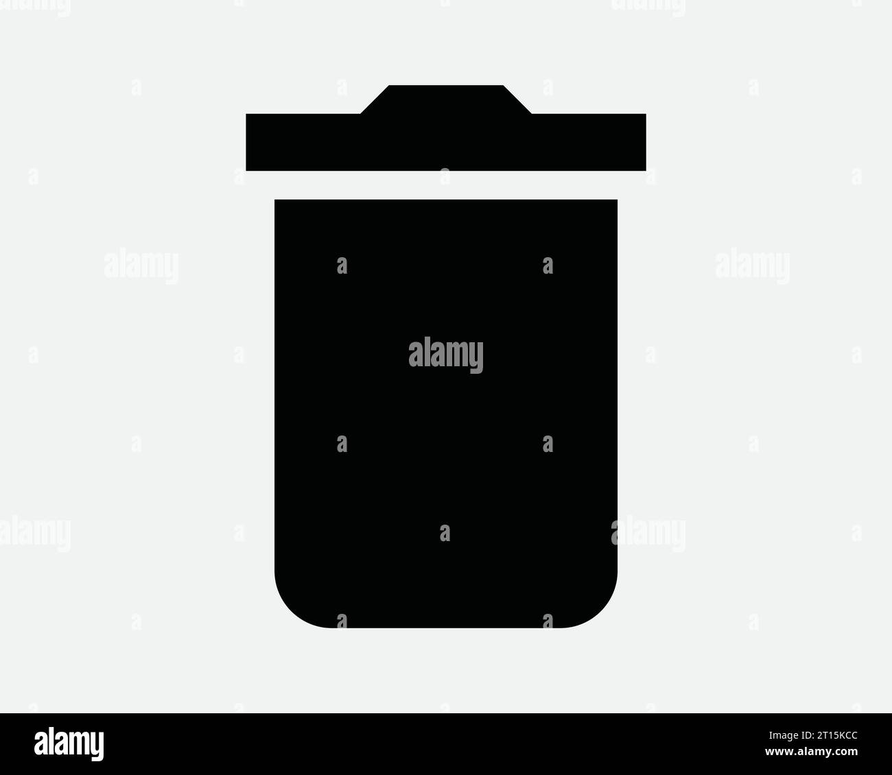 Trashcan Icon Dustbin Dust Bin Trash Can Delete Remove Eliminate
