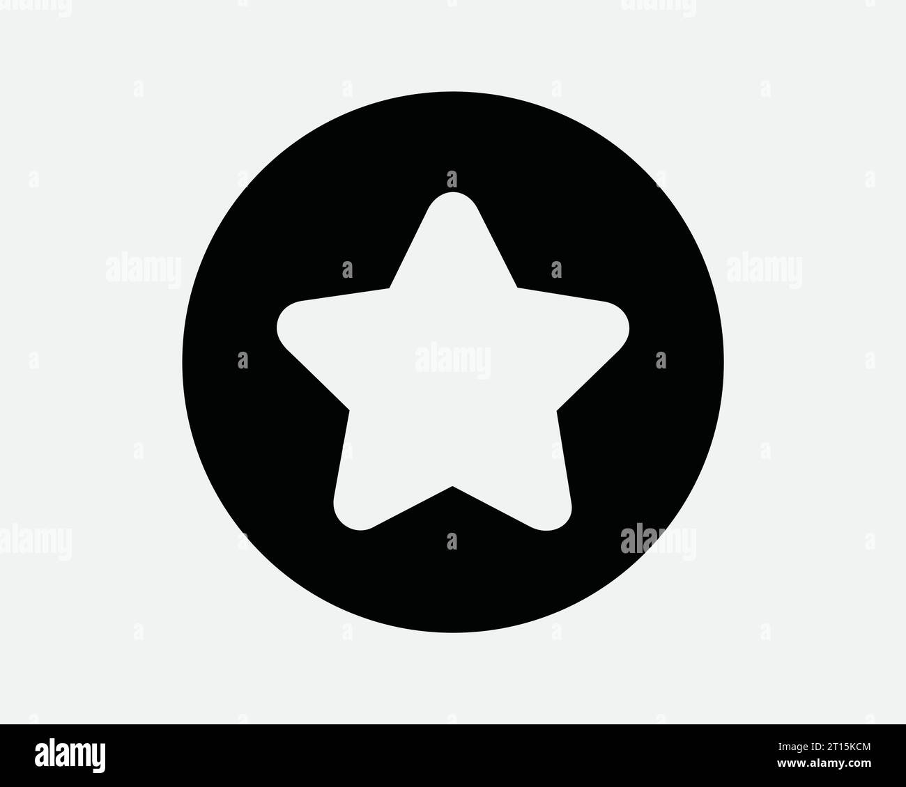 Star Shape Circle Icon Christmas Favourite Favorite Rating Rate Success ...