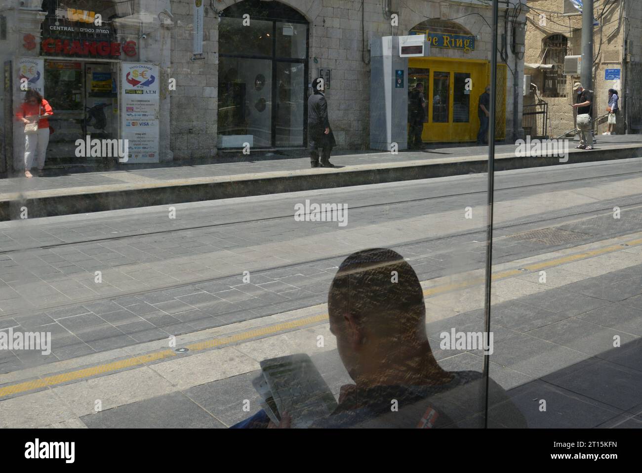 Scenes of Life in Jerusalem with people in the street Stock Photo - Alamy