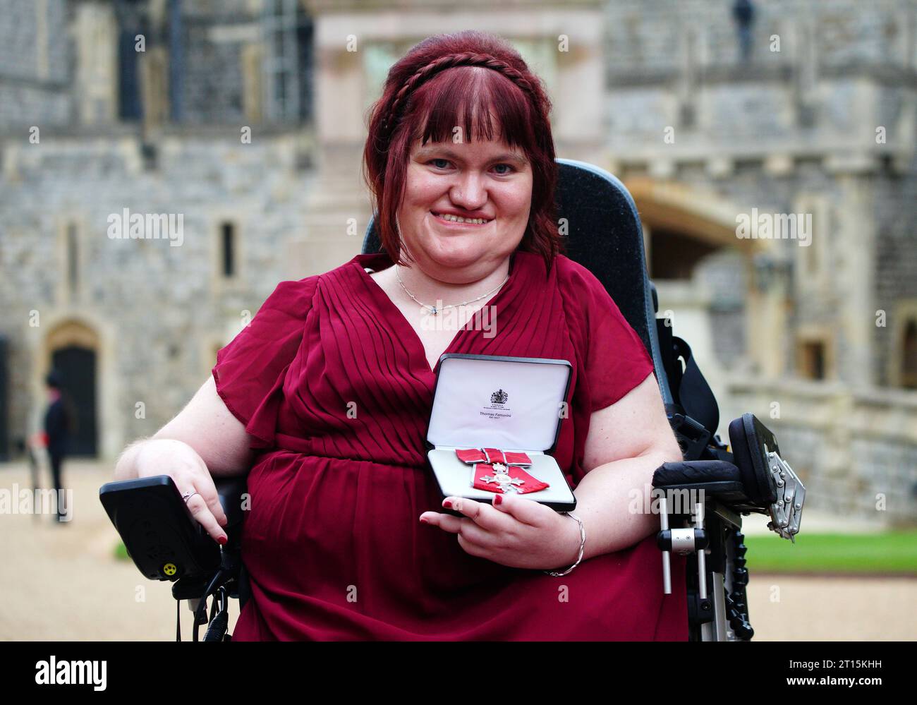 Michaela Hollywood after being made a Member of the Order of the ...