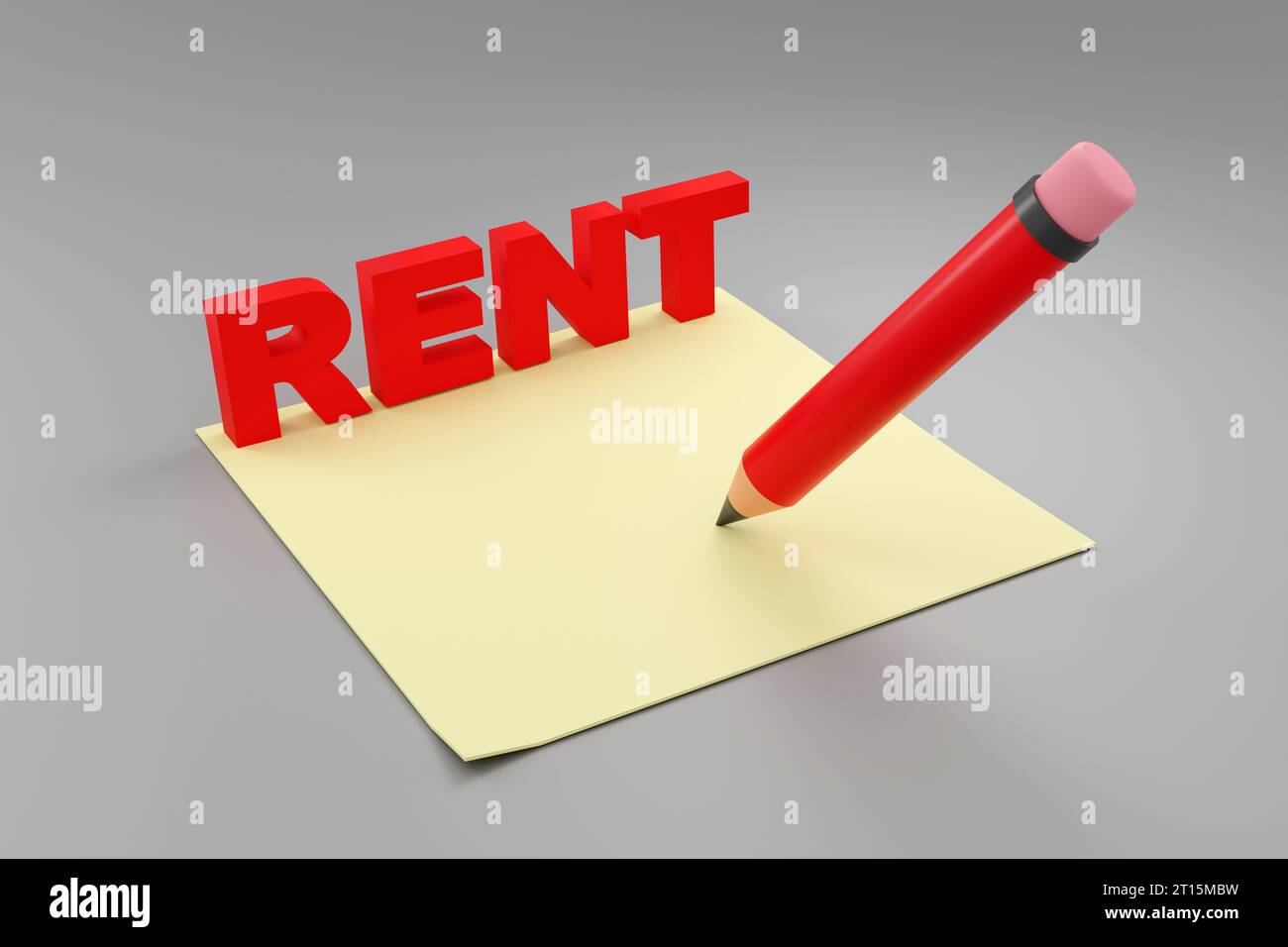 3d alphabet, letters shape on grey background, 3d render, sign Rent ...