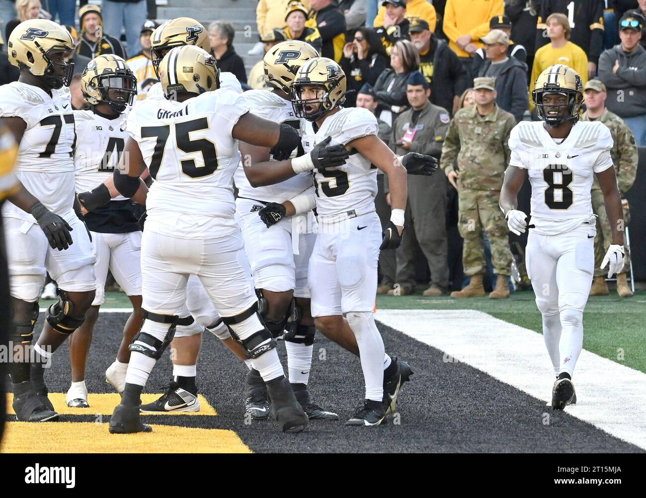 IOWA CITY, IA - OCTOBER 07: Purdue running back Devin Mockobee (45) is ...