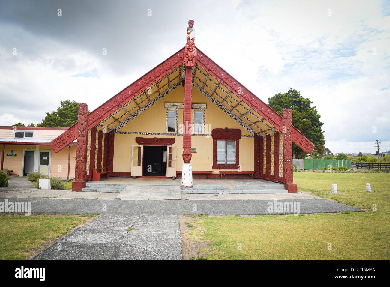 A wharenui is a communal house of the Māori people Māori Carving ...