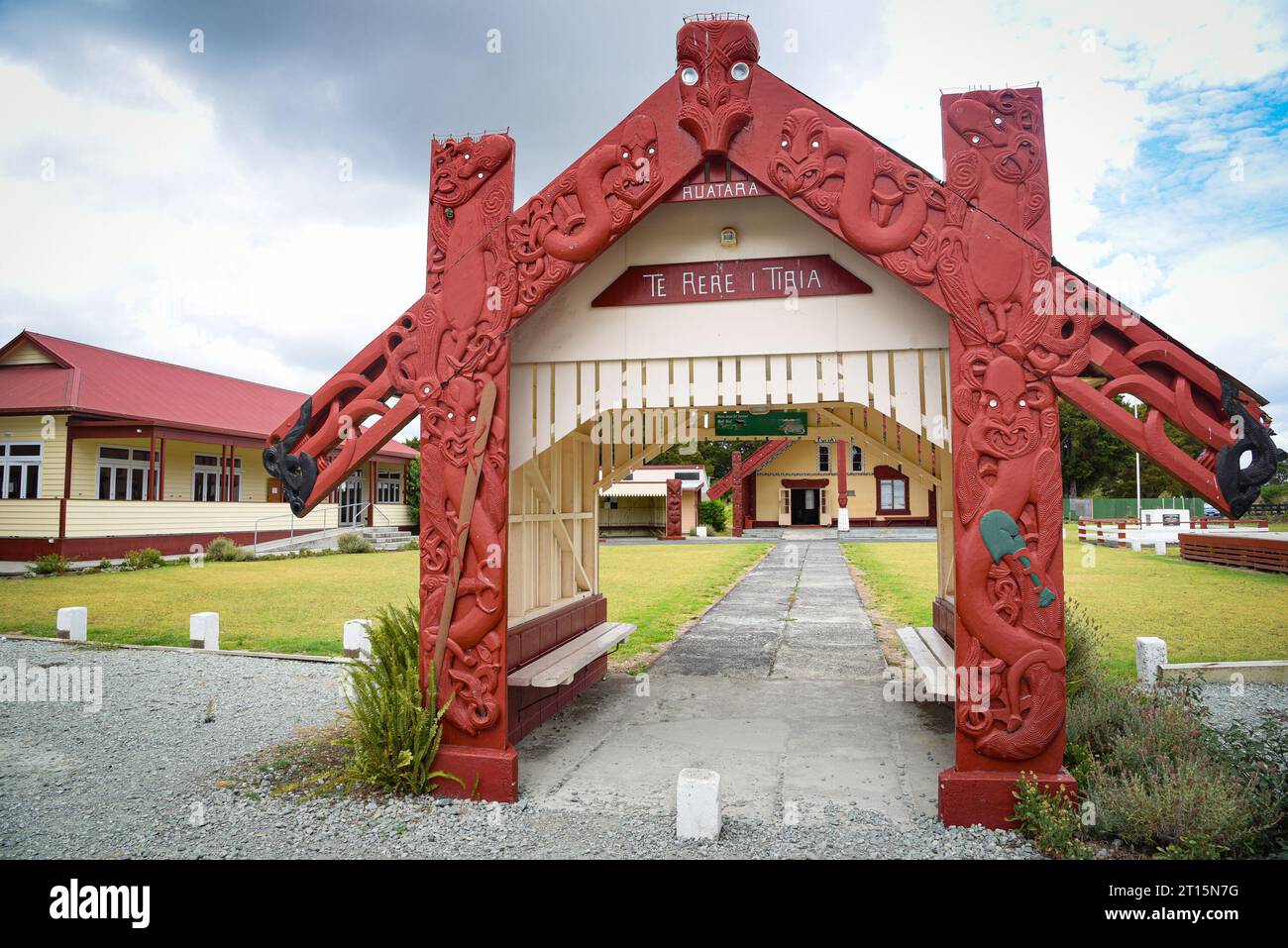 A wharenui is a communal house of the Māori people Māori Carving ...
