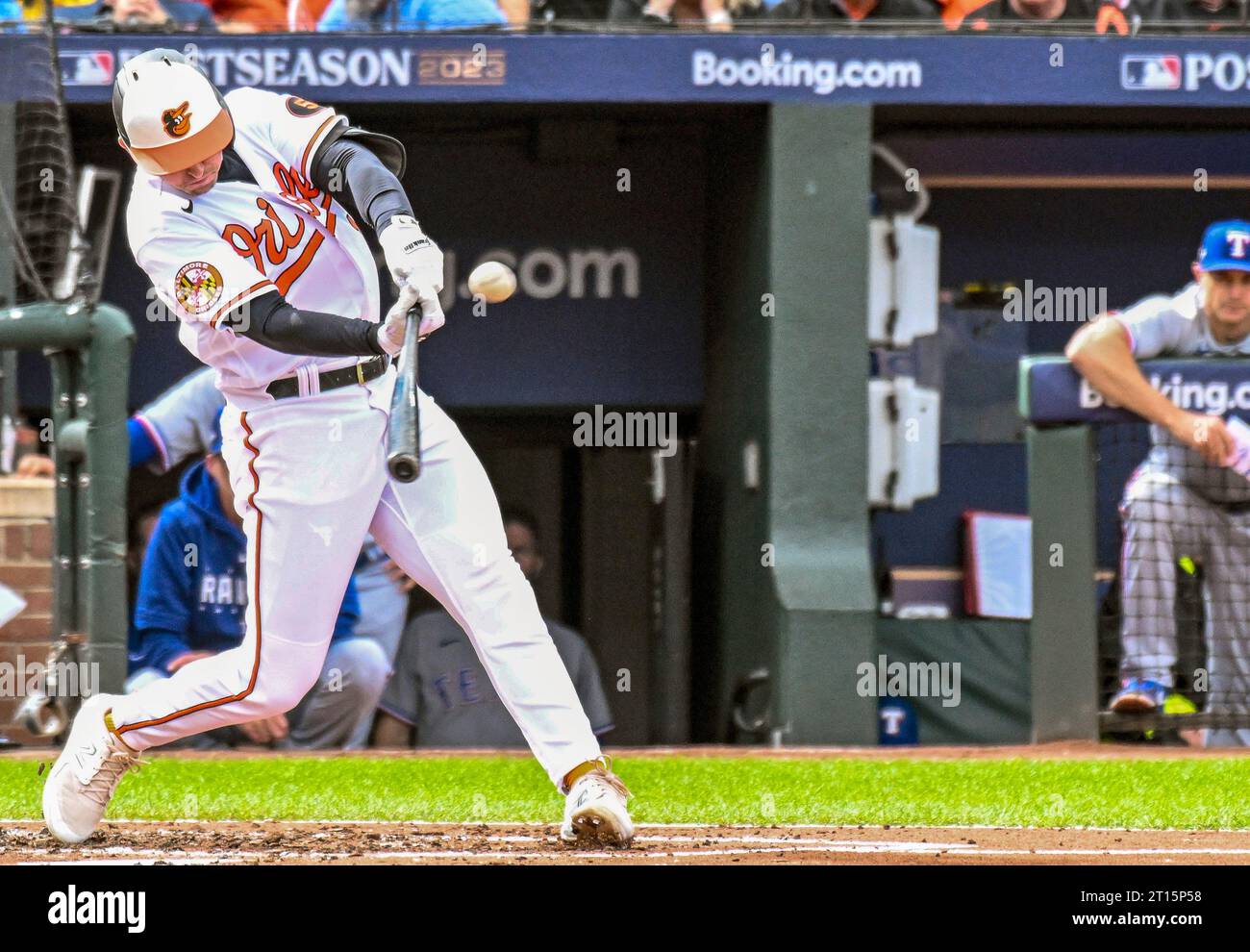 BALTIMORE, MD - October 07: Baltimore Orioles second baseman Jordan ...