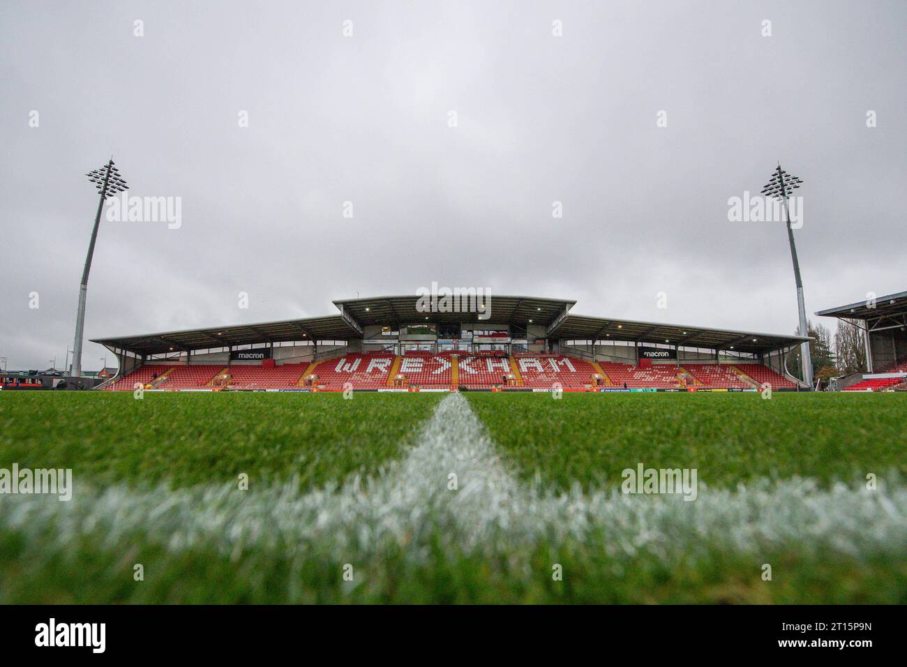 A general view of SToK Cae Ras, Home of Wales during the International ...