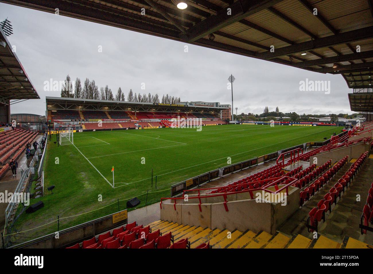 A general view of SToK Cae Ras, Home of Wales during the International ...