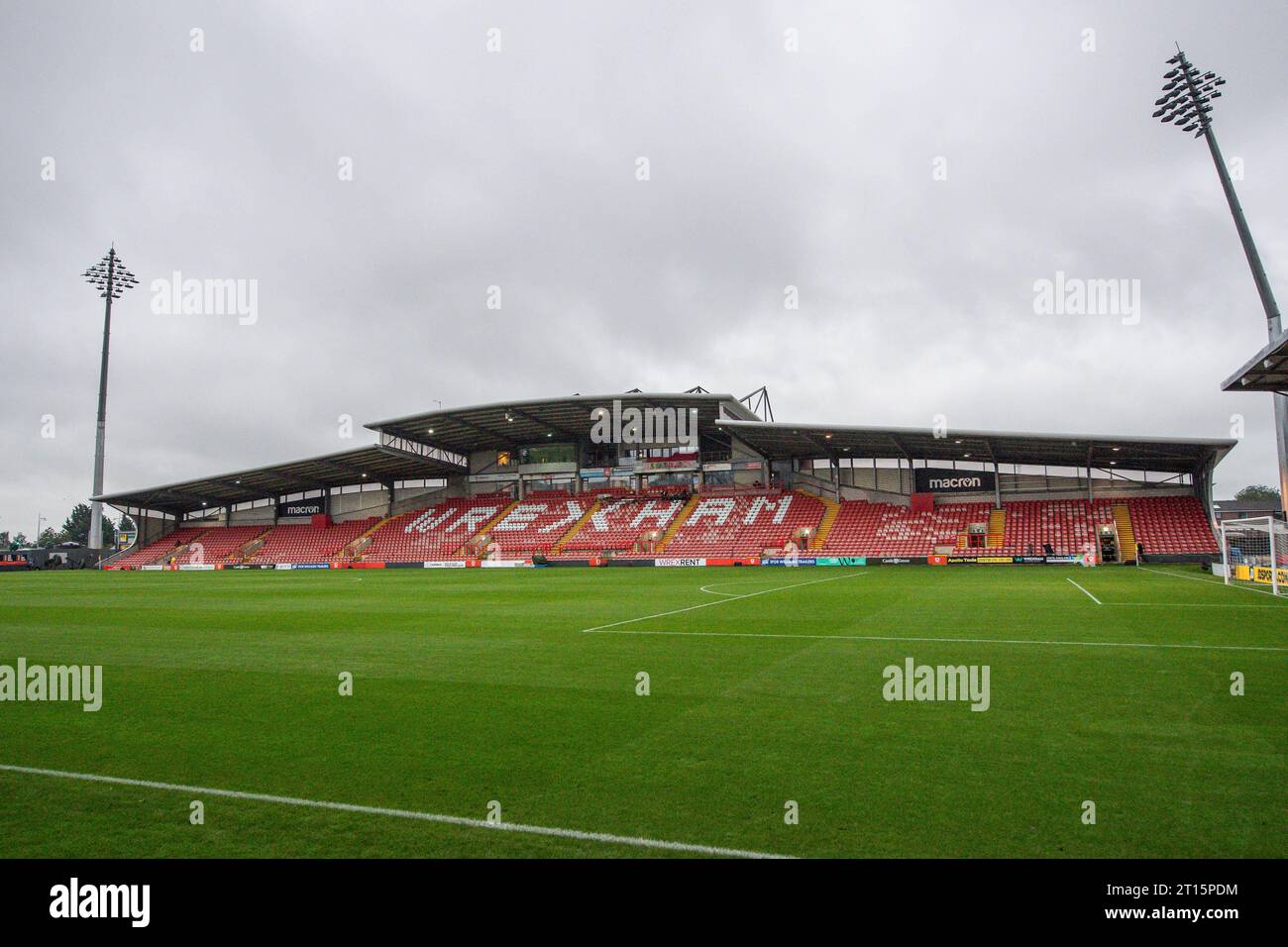 A general view of SToK Cae Ras, Home of Wales during the International ...