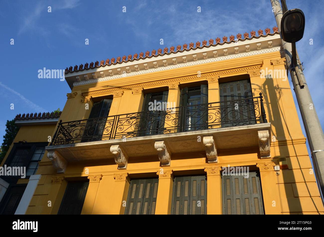 Neoclassical architecture yellow house hi-res stock photography and ...