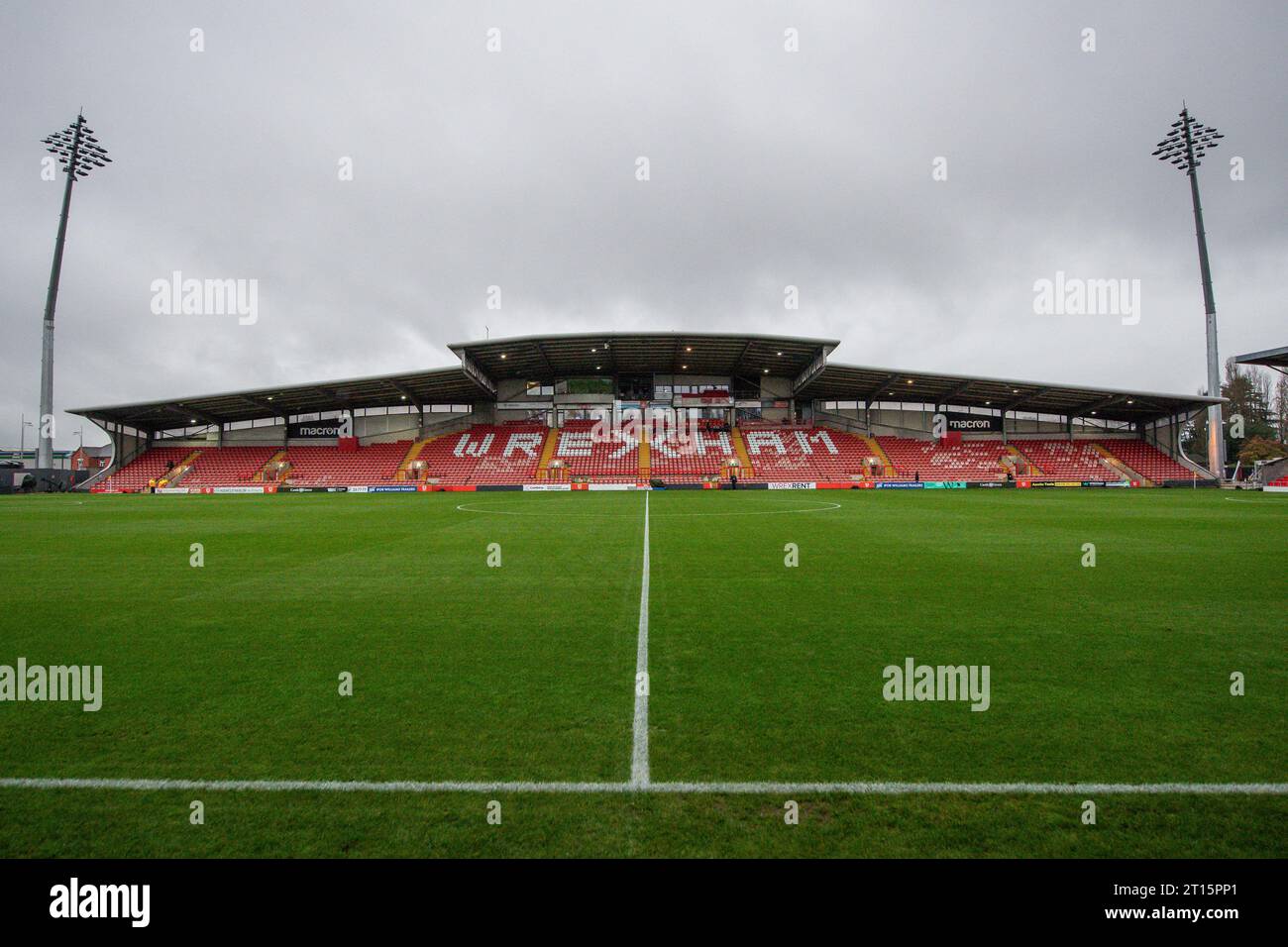 A general view of SToK Cae Ras, Home of Wales during the International ...