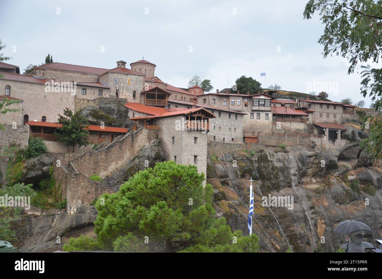 The Monastery of Great Meteoron, Meteora Stock Photo - Alamy