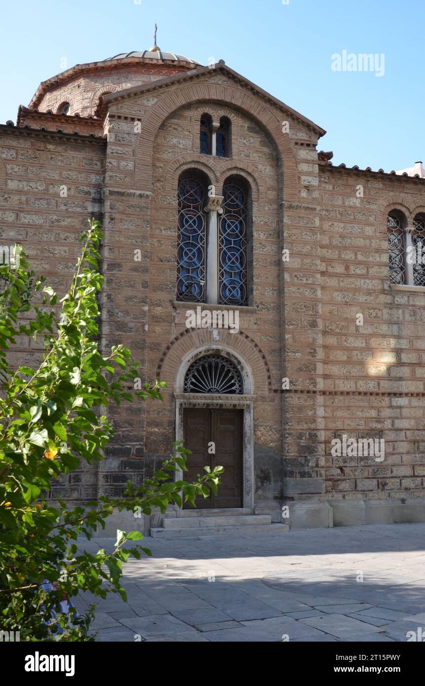 Holy Church of the Trinity, Soteira Lykodemus, Athens Stock Photo - Alamy