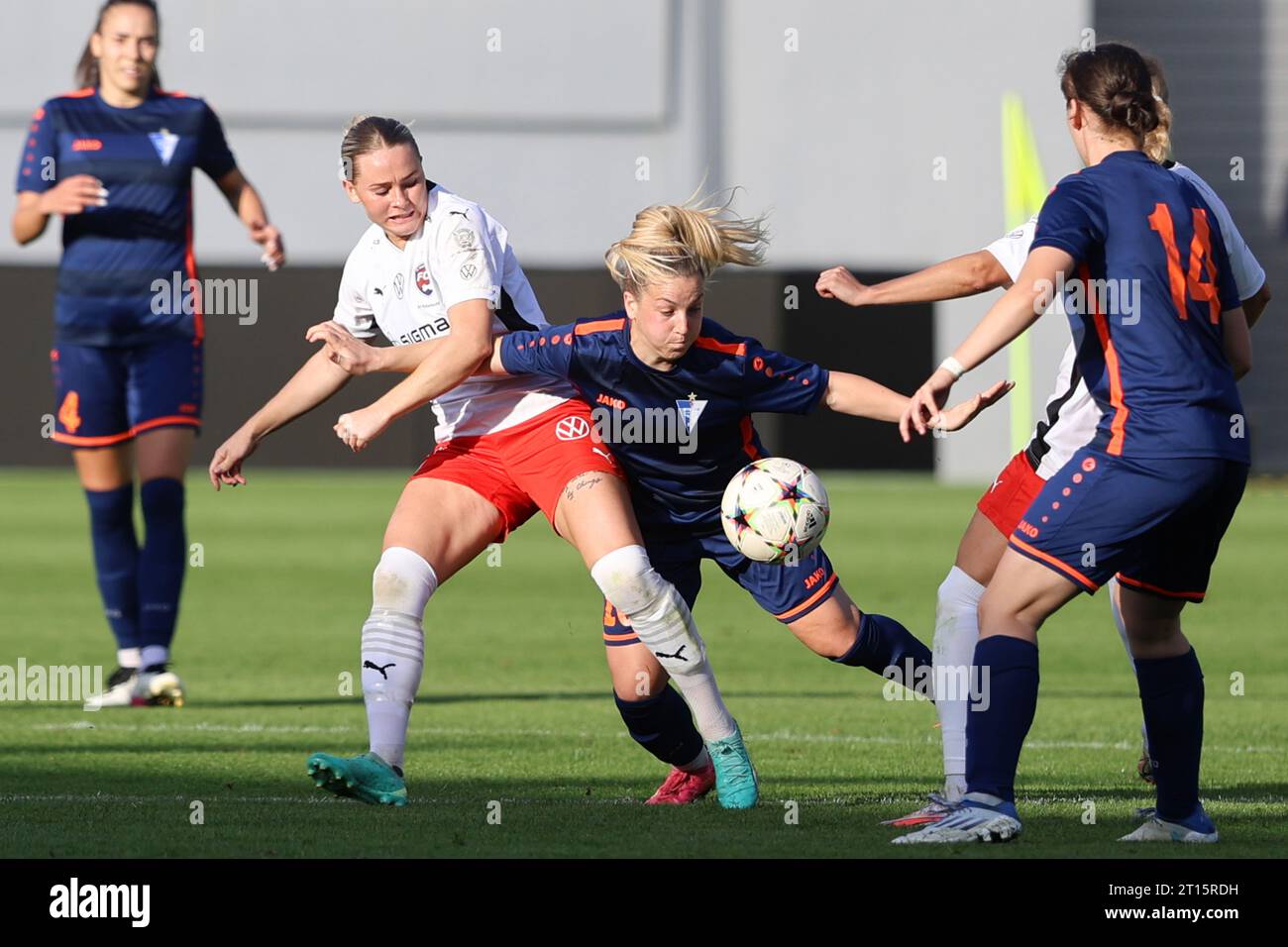 Backa Topola, Serbia. 11th Oct, 2023. 231011 Emma Jansson of Rosengård ...